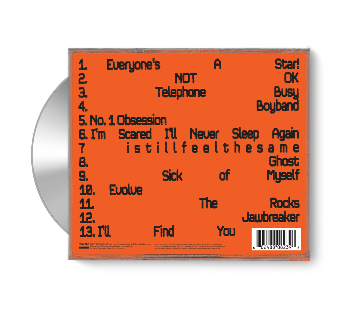 EVERYONE'S A STAR! (Calum Deluxe) Store Exclusive CD - 5 Seconds of Summer UK