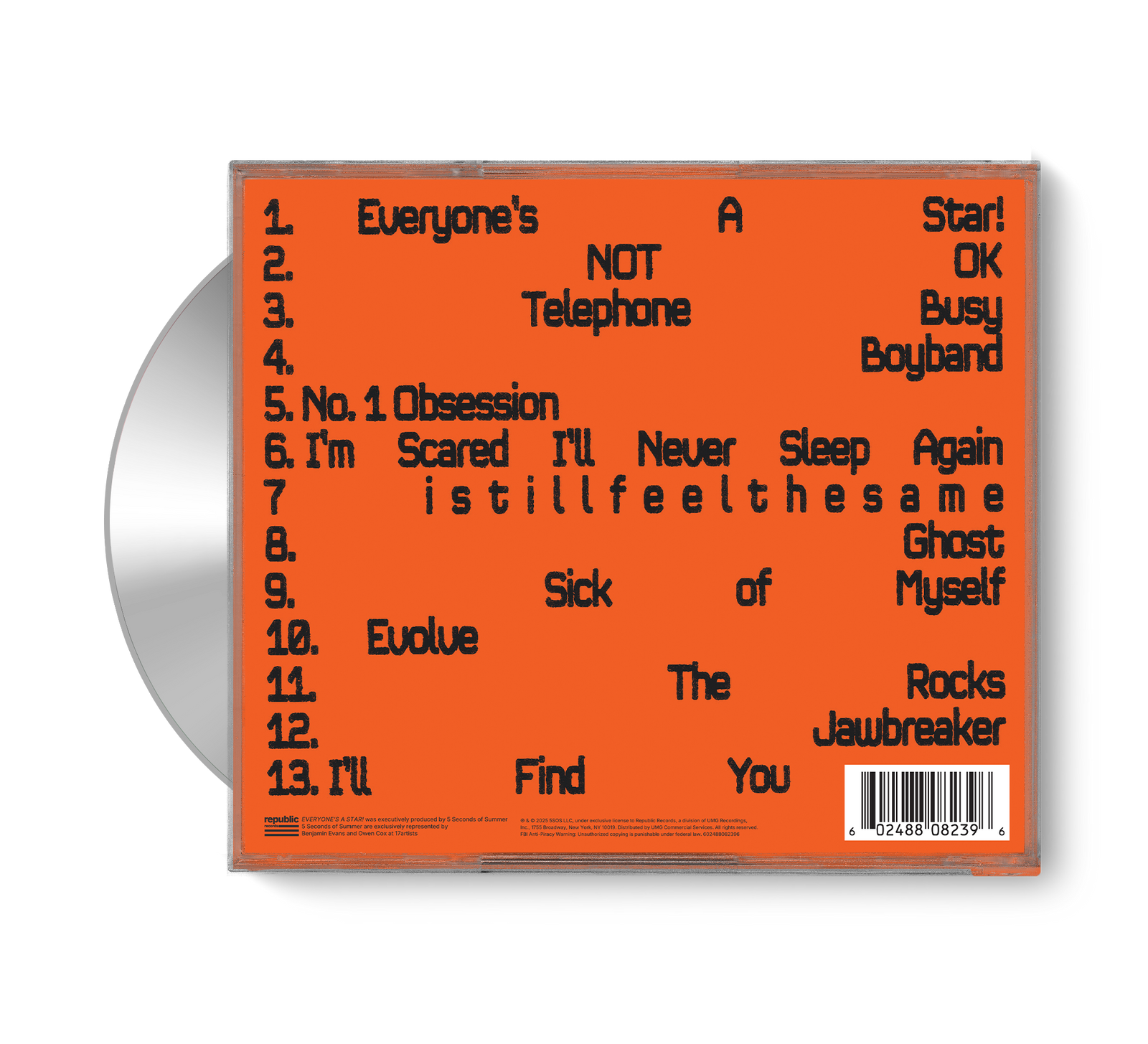 EVERYONE'S A STAR! (Calum Deluxe) Store Exclusive CD - 5 Seconds of ...